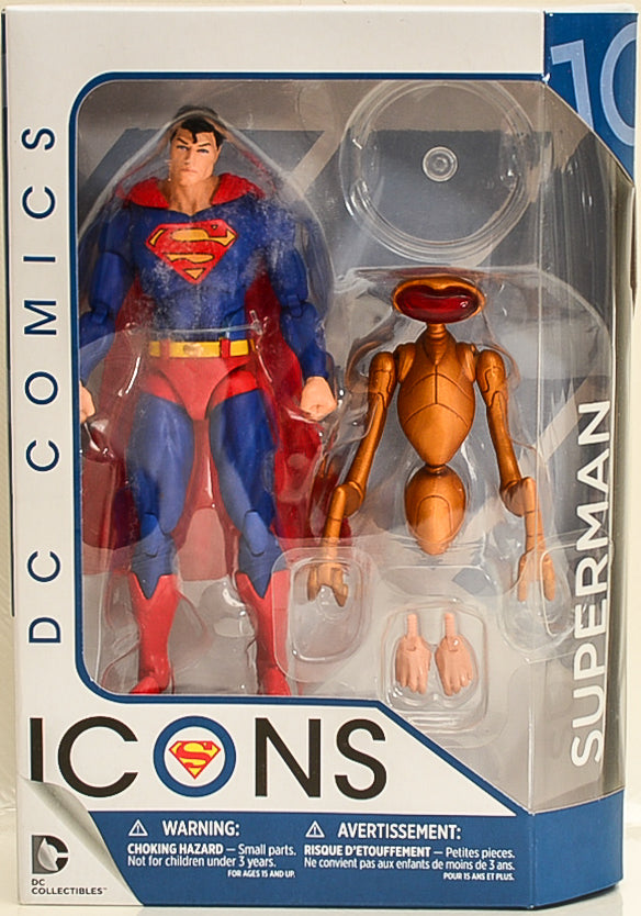 2017 DC Comic Icons Superman with robot Kelex Action Figure| DH ...