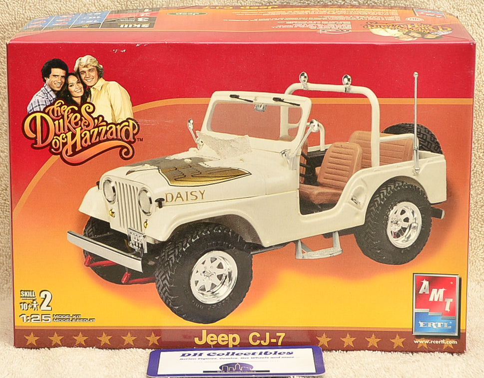 1981 AMT ERTL Dukes of Hazzard Jeep CJ-7 Plastic Model Kit 1:25 Scale ...