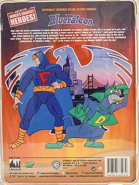 2017 Dynomutt Retro Series Blue Falcon - Action Figure| DH Collectibles