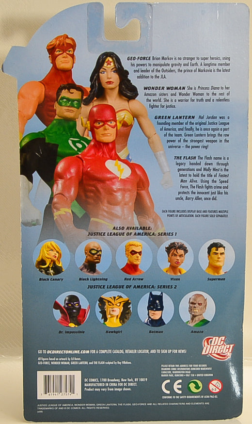 2008 DC Direct JLA Series 3 Geo-Force - Action Figure| DH Collectibles