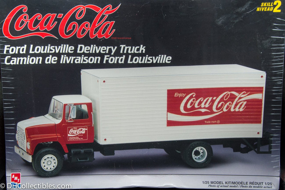 1998 AMT Coca-Cola Ford Louisville Delivery Truck Model Kit 1:25 Scale ...