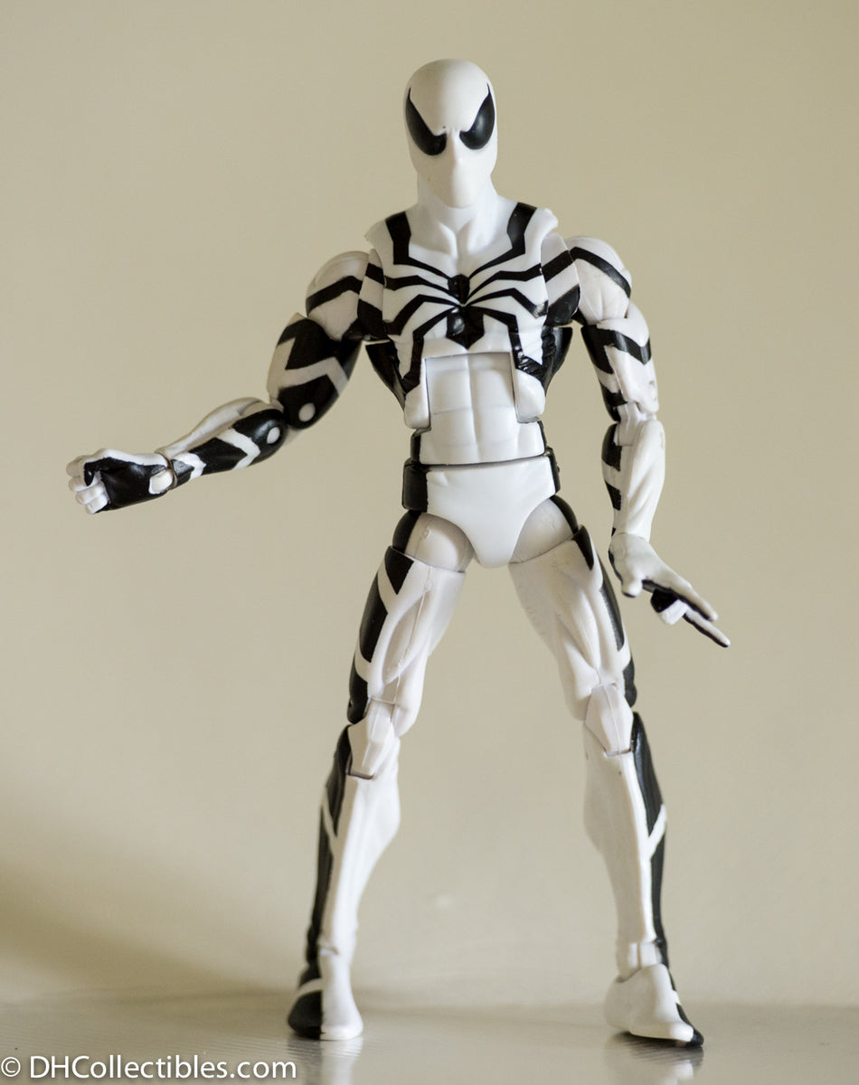 White Spiderman Action Figure