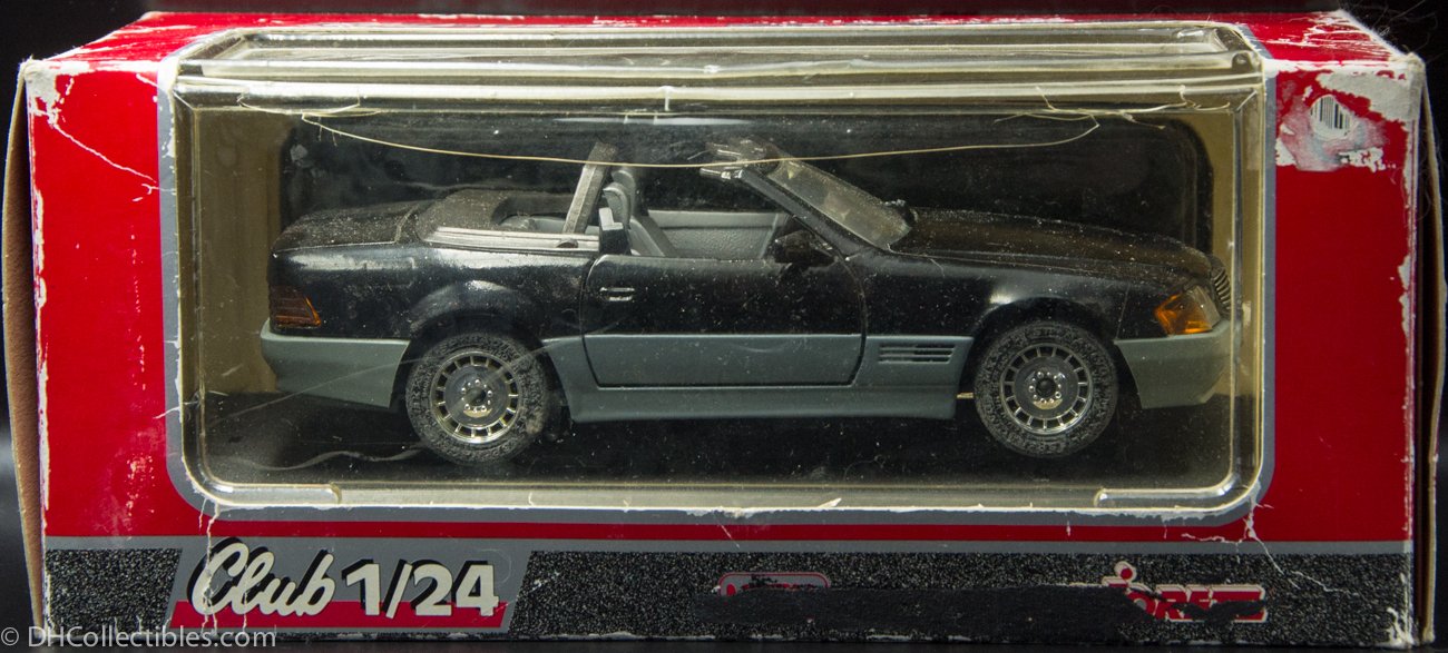1991 Majorette Club 1/24 Mercedes 500 SL Roadster Scale 1:24 Diecast C ...