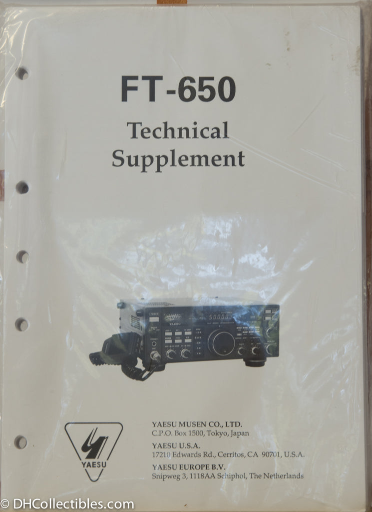 Yaesu FT-650 Service Manual | DH Collectibles