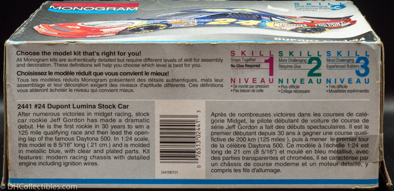 1993 Monogram Dupont Lumina 1:24 Scale Model Kit 2441| DH Collectibles