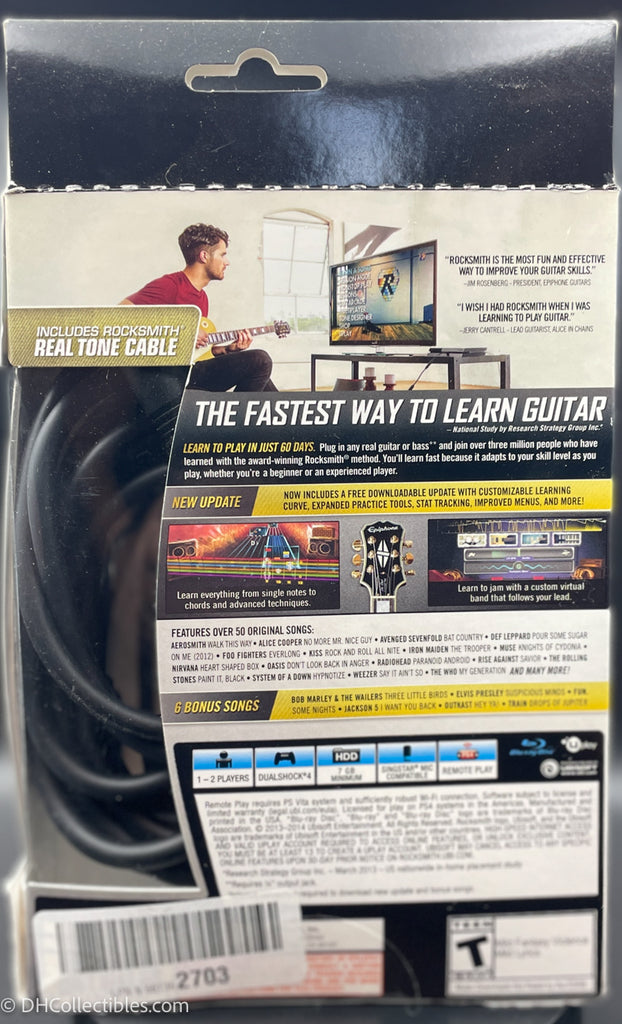 2014 Ubisoft Rocksmith Remastered for PS4 | DH Collectibles