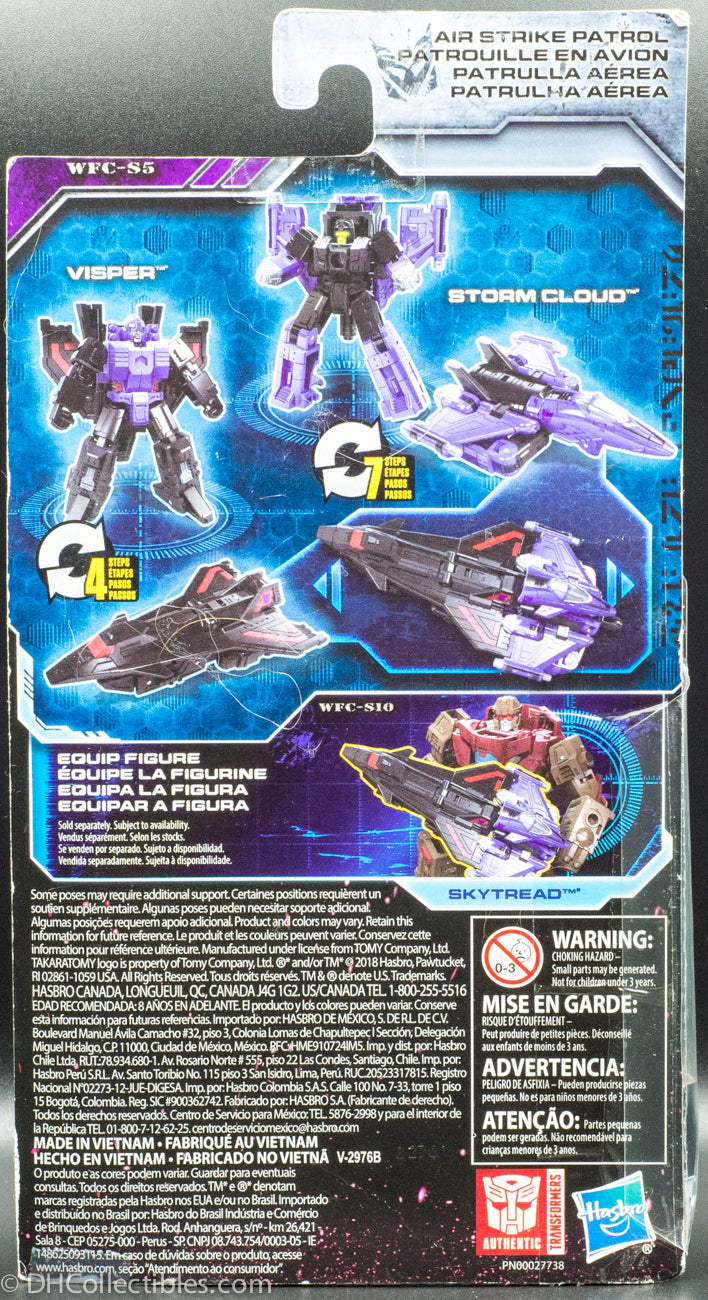 Transformers Generations War for Cybertron: Siege Storm Cloud & Visper ...