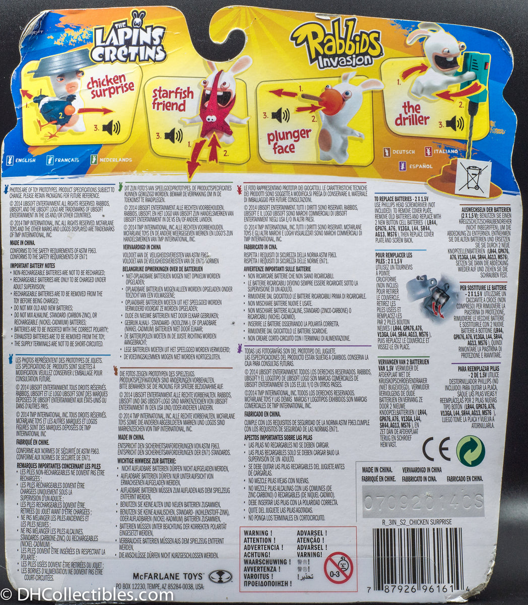 2014 McFarlane Rabbids Invasion Chicken Surprise - Action Figure| DH ...
