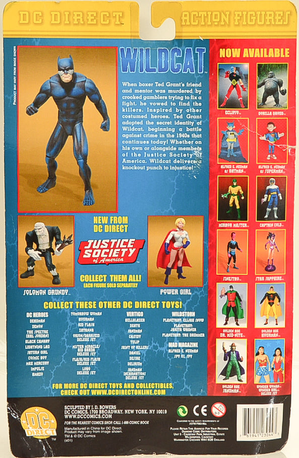 2001 DC Direct - Justice Society of America - Wildcat Action Figure ...